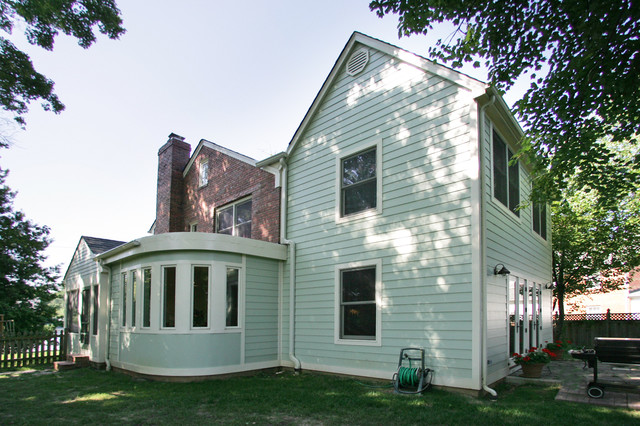 Exterior of custom home addition - Traditional - Exterior - DC Metro ...