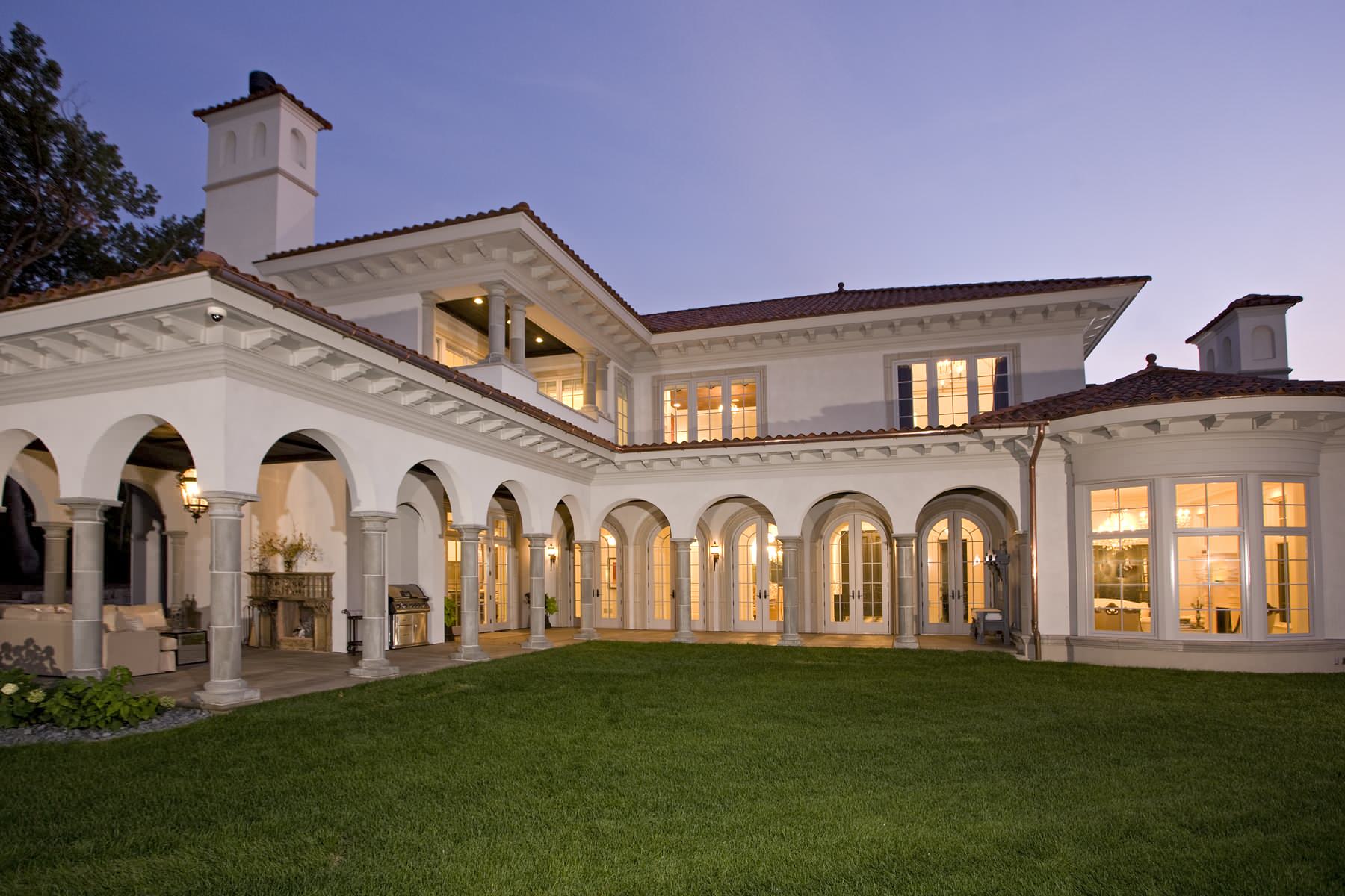 Loggias Mediterranean Revival Architecture Mediterranean House Plan