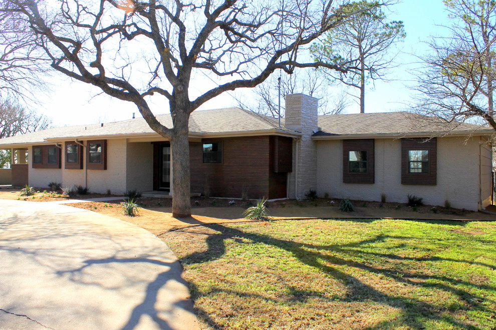 Exterior of Ranch Remodel - Contemporary - Exterior - Dallas - by ...