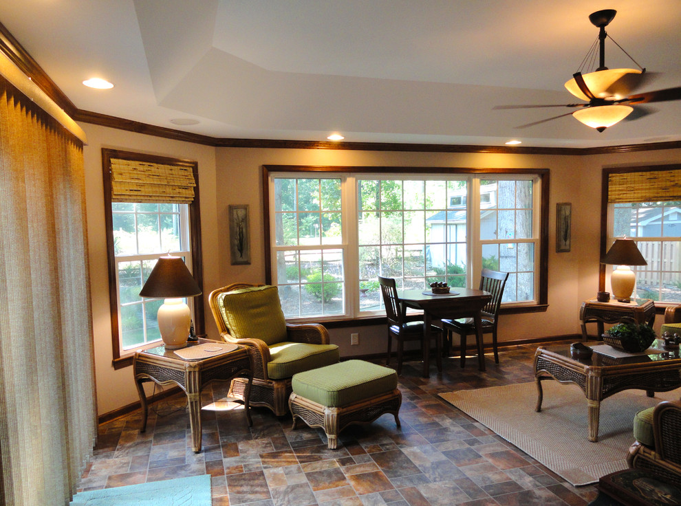 Exterior of Sunroom Addition - Traditional - Exterior - Other - by ...