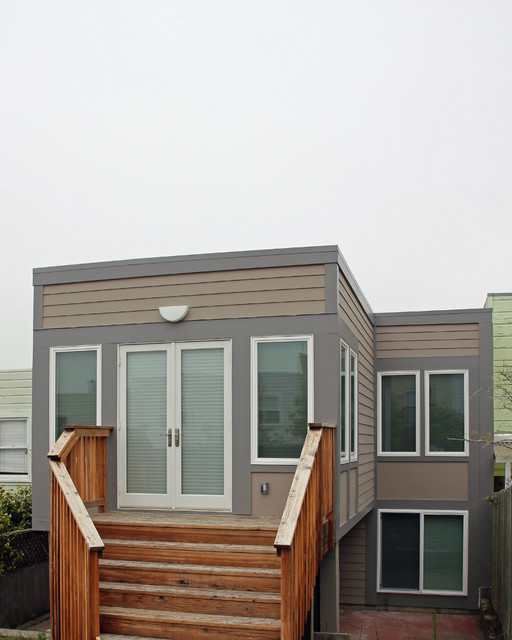 Exterior of Sunset Remodel - Contemporary - House Exterior - San ...