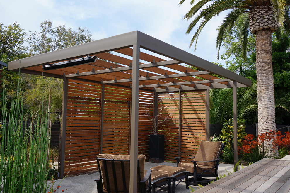 Exterior Pergola - Malloy Residence - Contemporary - Exterior - San ...