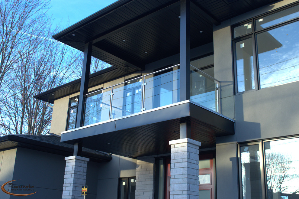 Exterior Rails - Modern - Exterior - Ottawa - by Accurate Stairs and ...