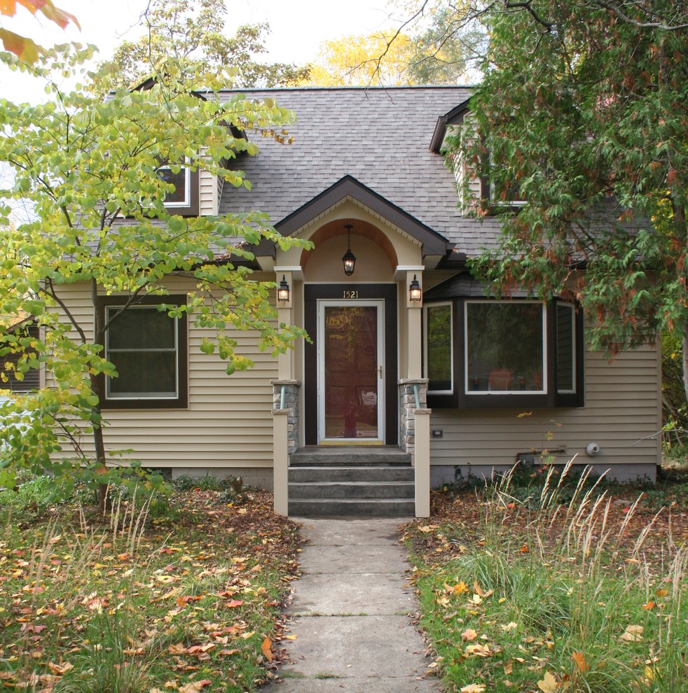 Exterior Remodel With New Covered Front Porch - Traditional - Exterior ...