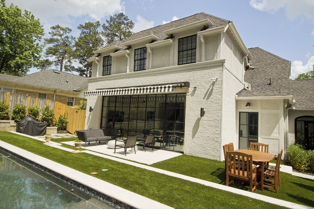 Exterior Renovation and Backyard Overhaul - Traditional - House ...