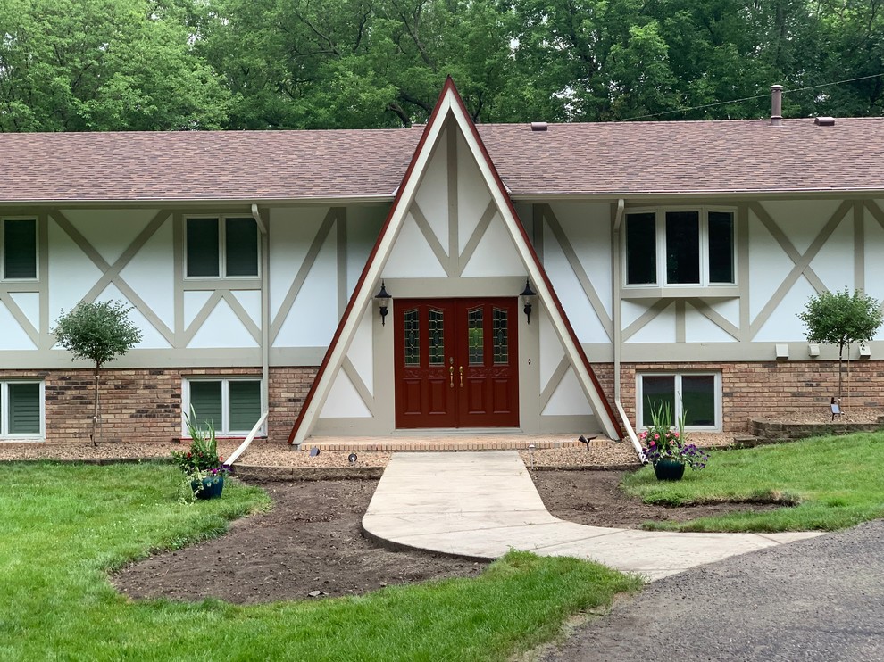 Exterior Repaint in Wayzata MN - Craftsman - Façade - Minneapolis - par ...