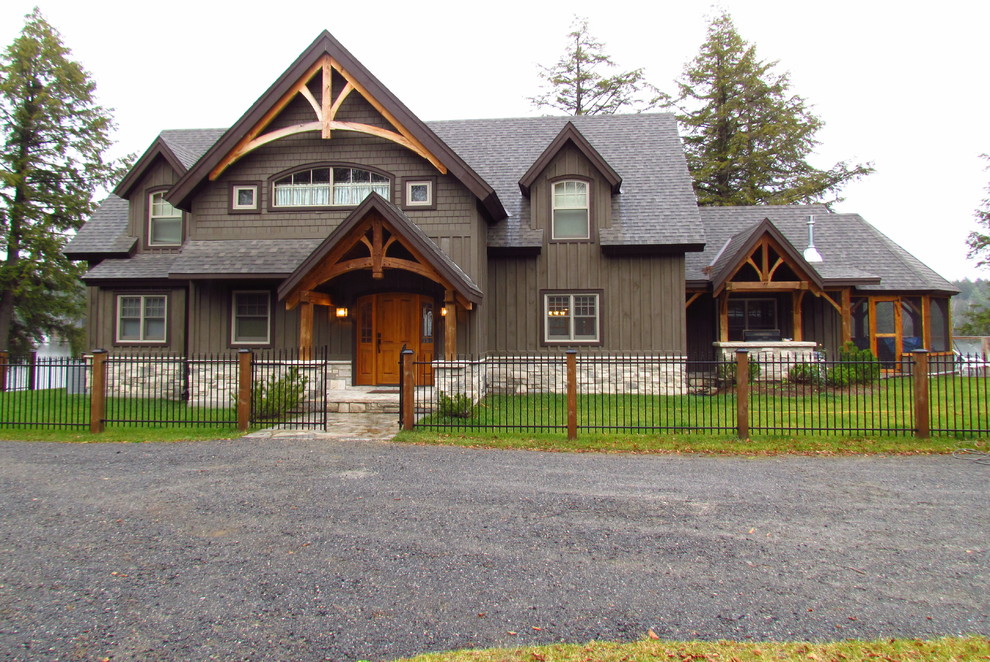 Exterior timber structures - Traditional - Exterior - Toronto - by ...