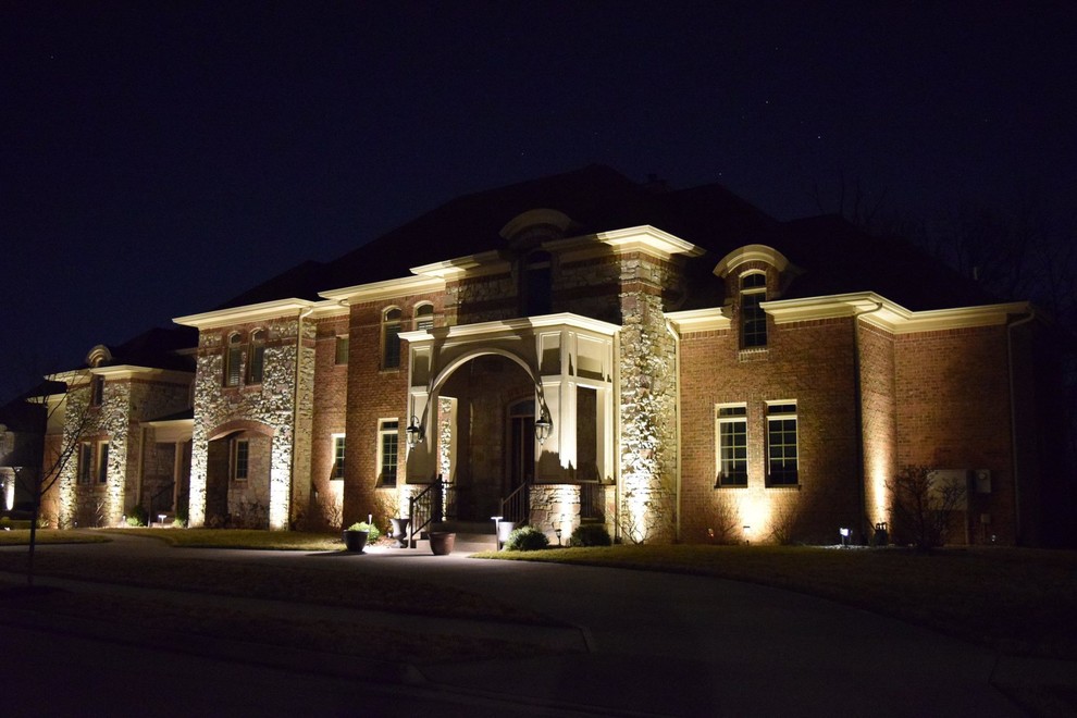 Exterior Up Lighting - Traditional - Exterior - Indianapolis - by ...