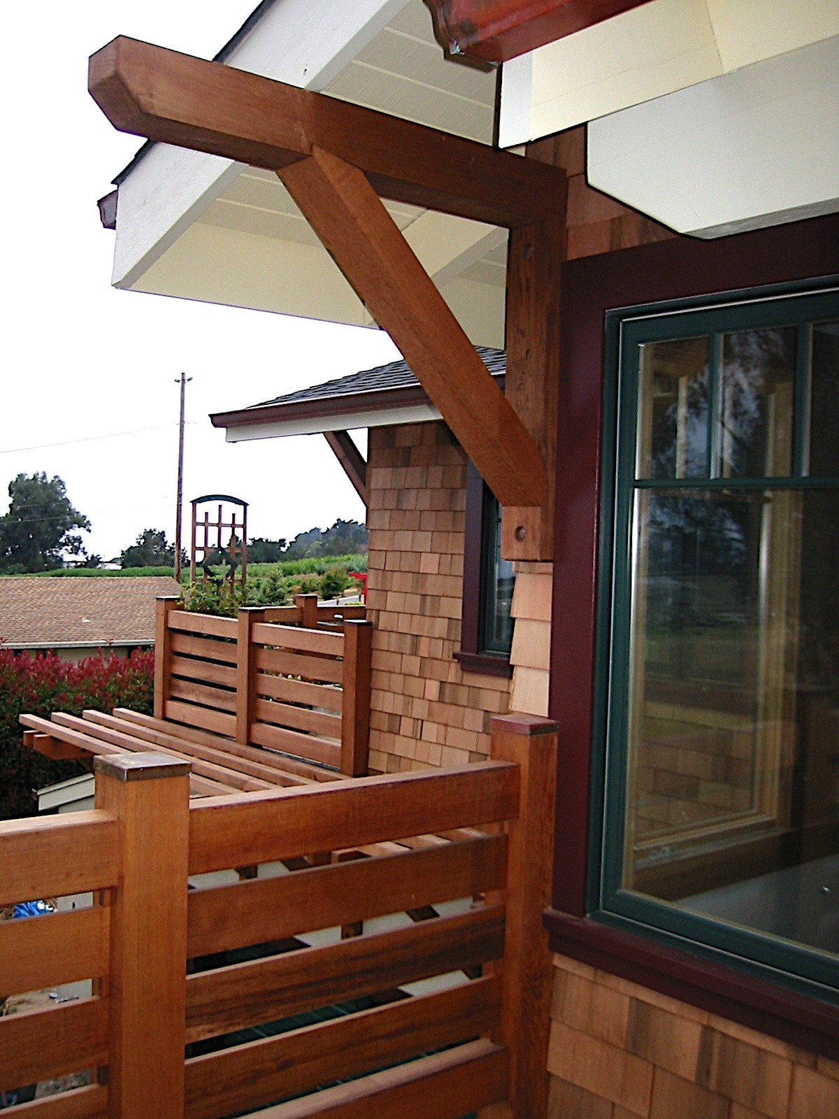 Exterior Wood Braces