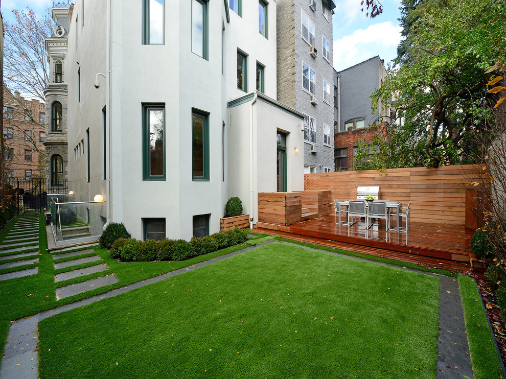 Extraordinary 28-foot wide Queen Anne mansion - Midcentury - Exterior ...