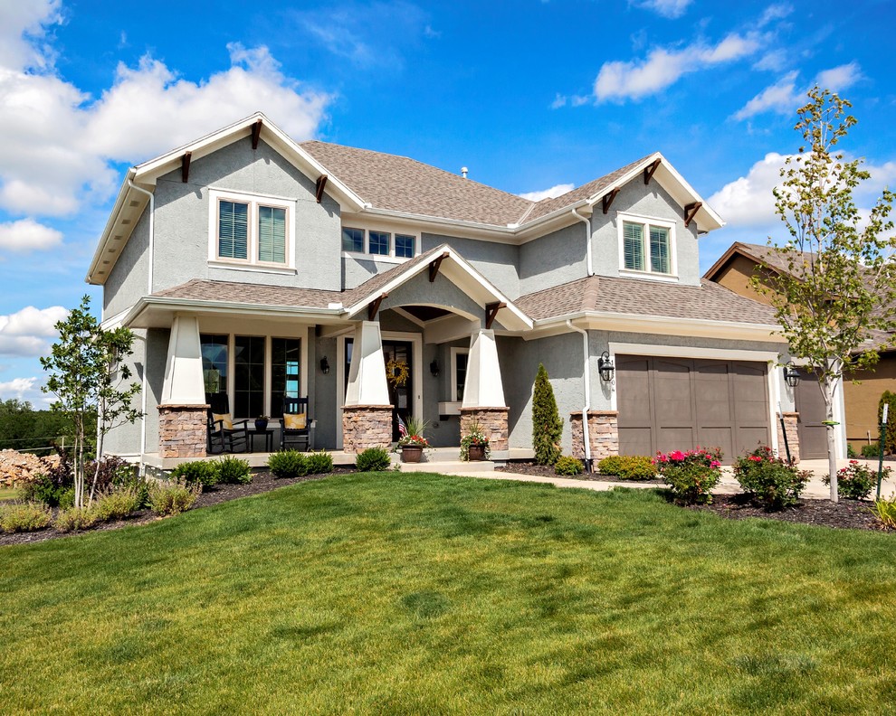 Extraordinary Exterior Finishes - Traditional - House Exterior - Kansas ...