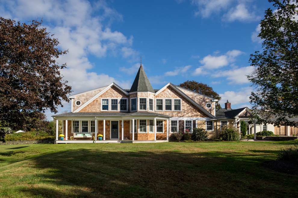Family Farmhouse Addition - Farmhouse - Exterior - Providence - by SR ...