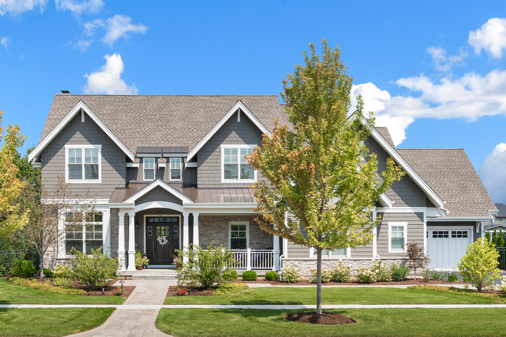 Family Home with Outside Oasis - Traditional - House Exterior - Chicago ...