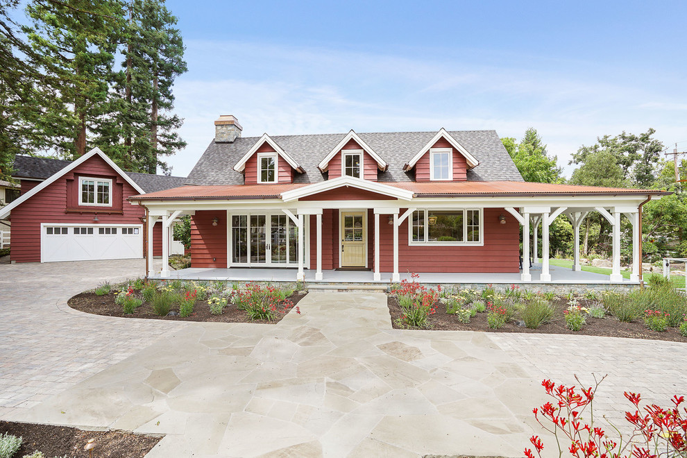 The red farmhouse - Farmhouse - Exterior - San Francisco - by LMK ...