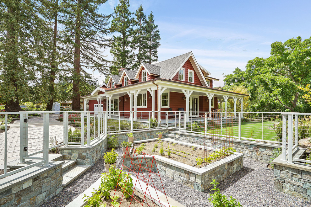 The red farmhouse - Farmhouse - Exterior - San Francisco - by LMK ...
