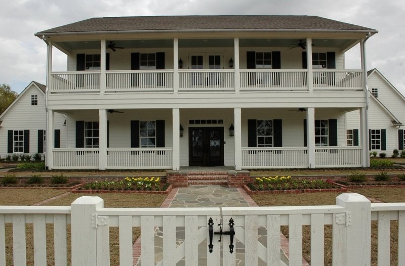 Farmhouse Custom Home 1 Front Elevation - Farmhouse - Exterior ...