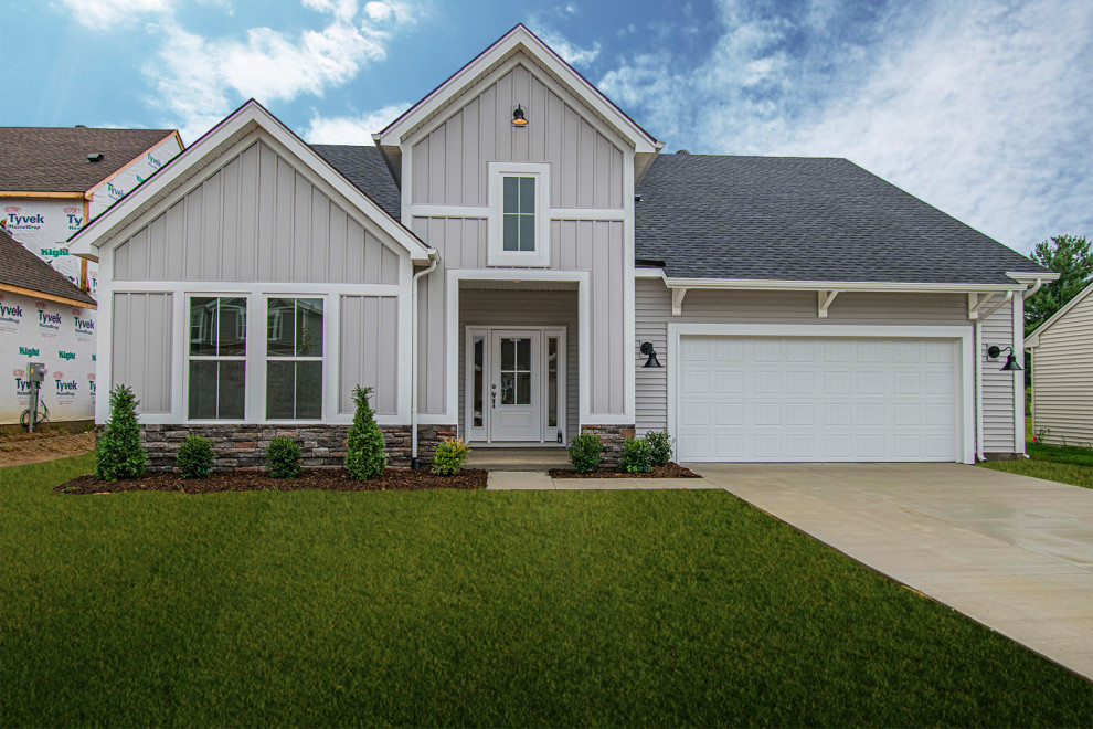 Farmhouse Elevations - Farmhouse - Exterior - Louisville - by Jagoe ...