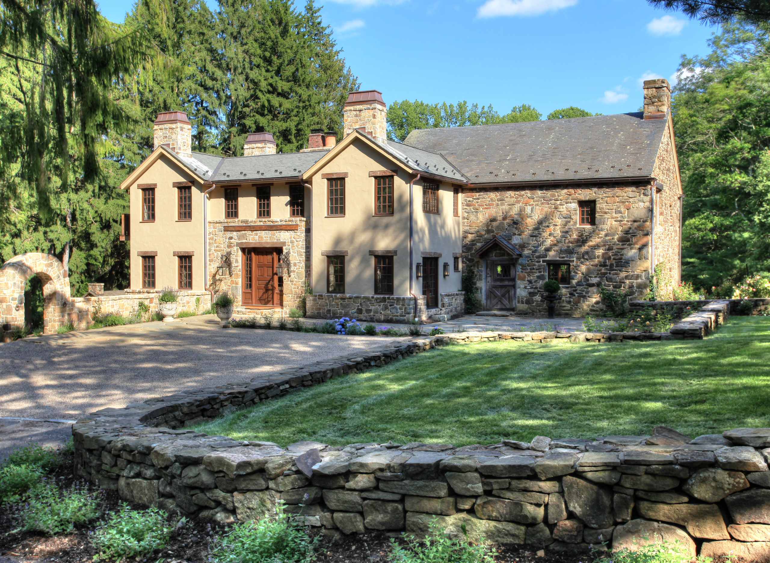 Barn House Stone Forwooden Dekleva Gregorič Architects Chimney House