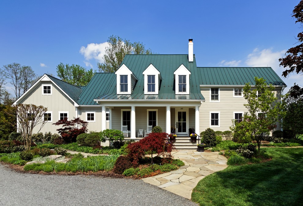 Farmhouse Front View - Traditional - Exterior - DC Metro - by John F ...