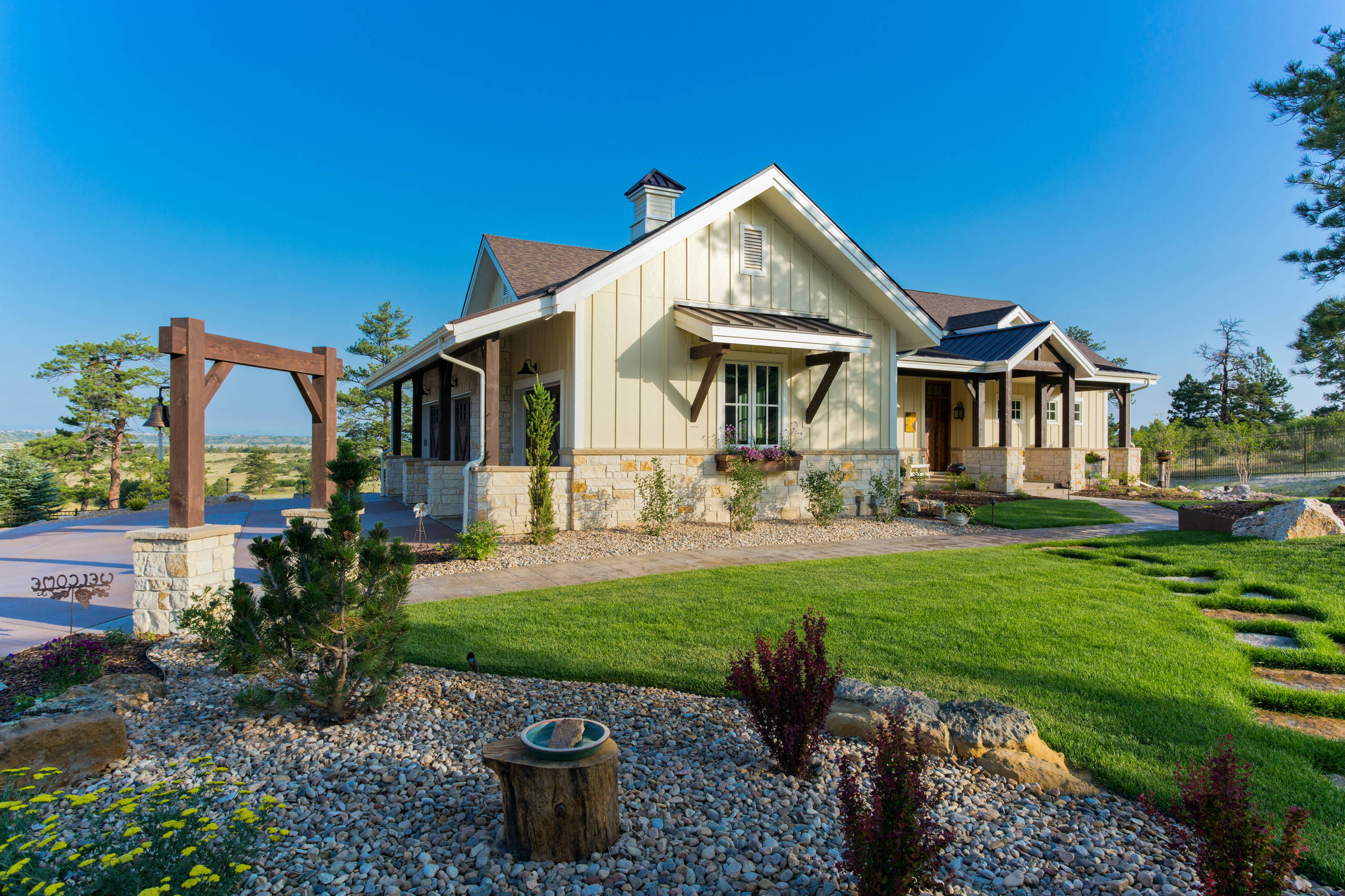 Yellow Stucco Farmhouse Our 1937 Stucco Cape House. Spoke To An 86