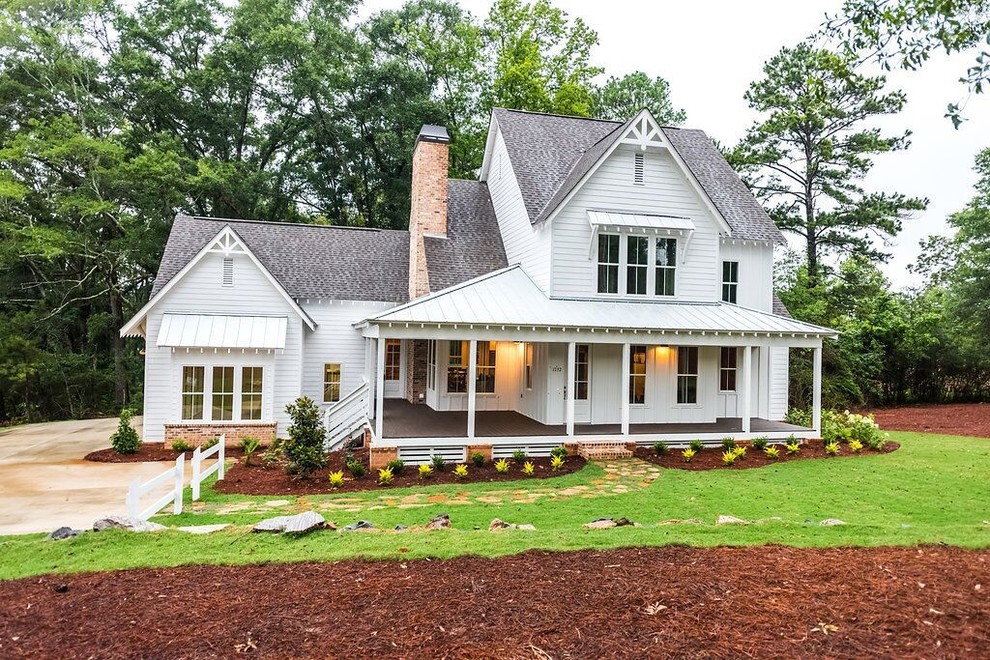 Farmville Cottage - Farmhouse - Exterior - Atlanta - by Holland Homes ...