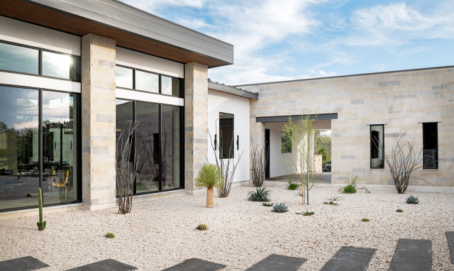 Feather House - Modern - House Exterior - Austin - by Enve Builders ...