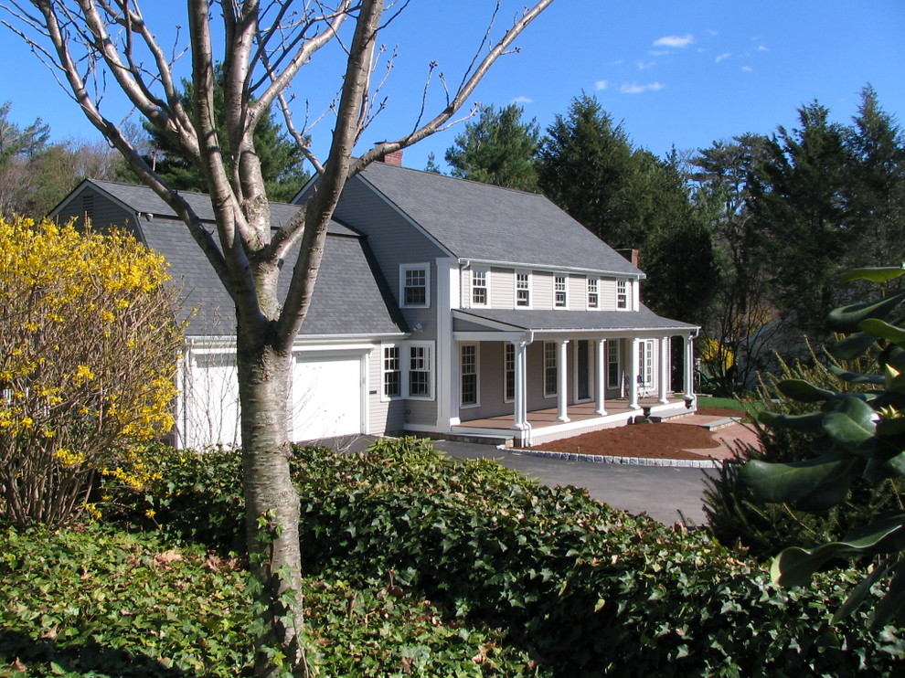 Federal Front Porch - Traditional - Exterior - Boston - by Walters ...
