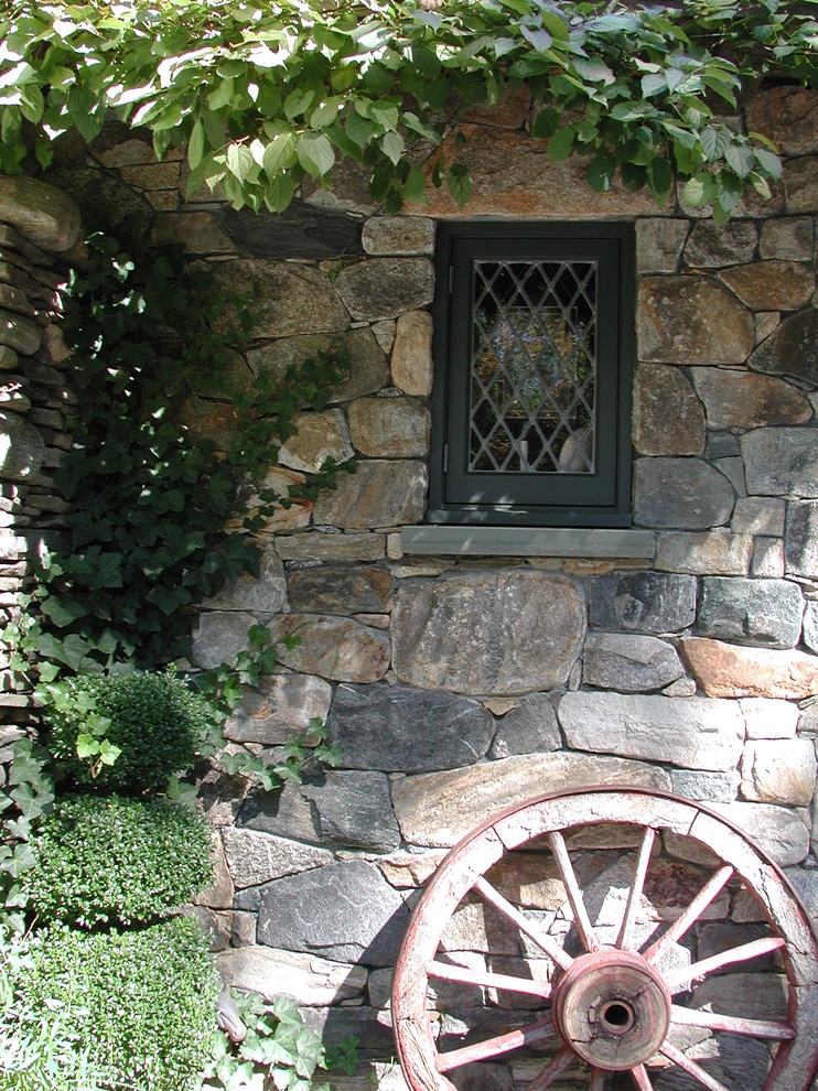 Fieldstone House - Rustic - Exterior - New York - by Bedford Stone ...