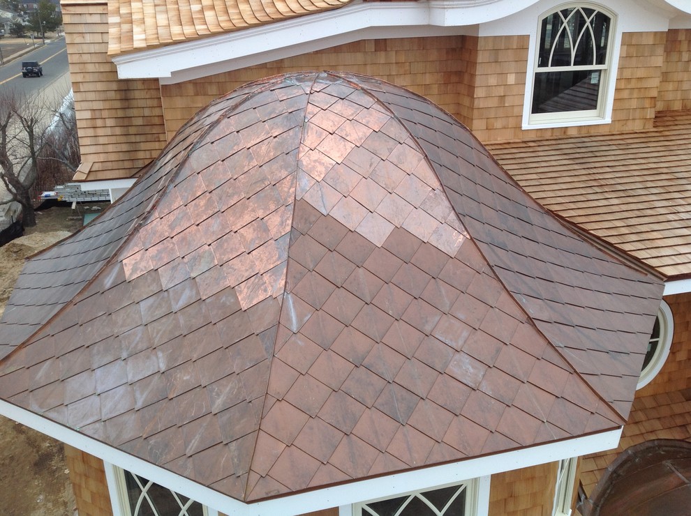 Finished Octagonal Bell Curve Roof - Traditional - Exterior - Newark ...