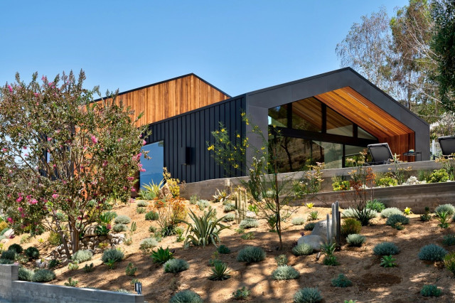 Fire Treated Western Red Cedar Siding - Modern - House Exterior - Los ...