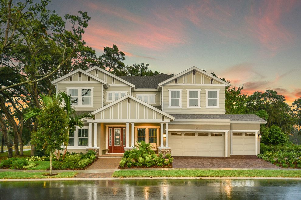 FishHawk Ranch Gasparilla - Estilo Craftsman - Fachada - Tampa - de ...