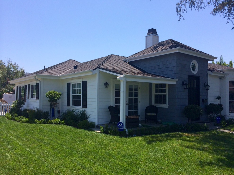 Flat Face Rain Gutters in Sherman Oaks - Traditional - Exterior - Los ...