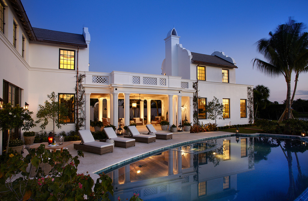 Florida Cape Dutch - Mediterranean - Exterior - Miami - by David Neff ...