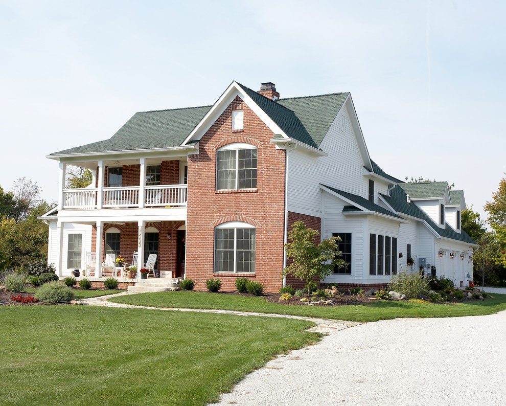 Foursquare Farmhouse - Plainfield, Indiana - Farmhouse - Exterior ...