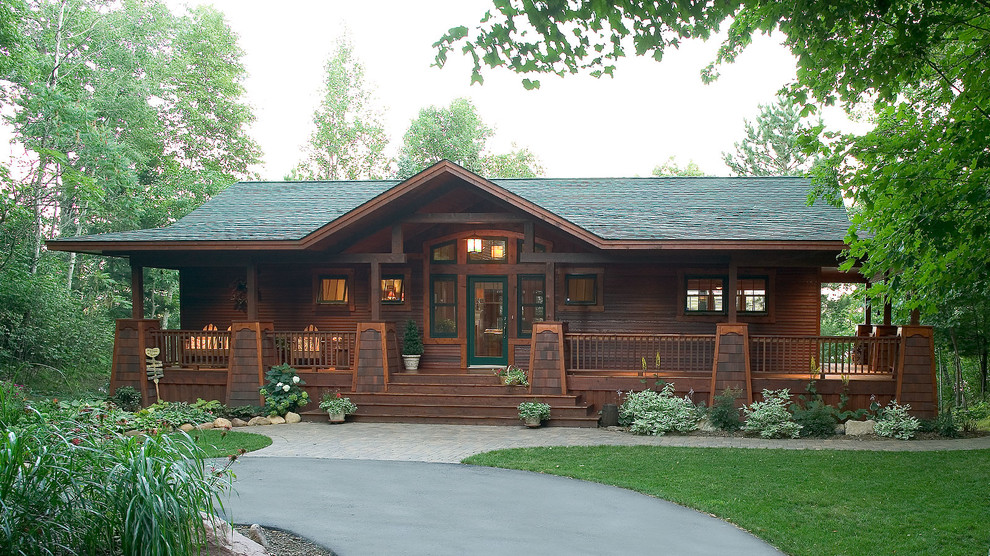 Fox Lake Rustic Craftsman - Craftsman - Façade - Minneapolis - par ...