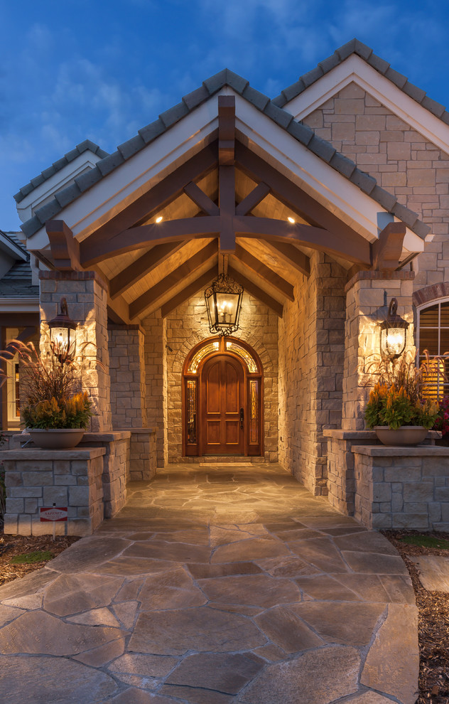 French Country Club - Traditional - Exterior - Denver - by Red Pencil ...