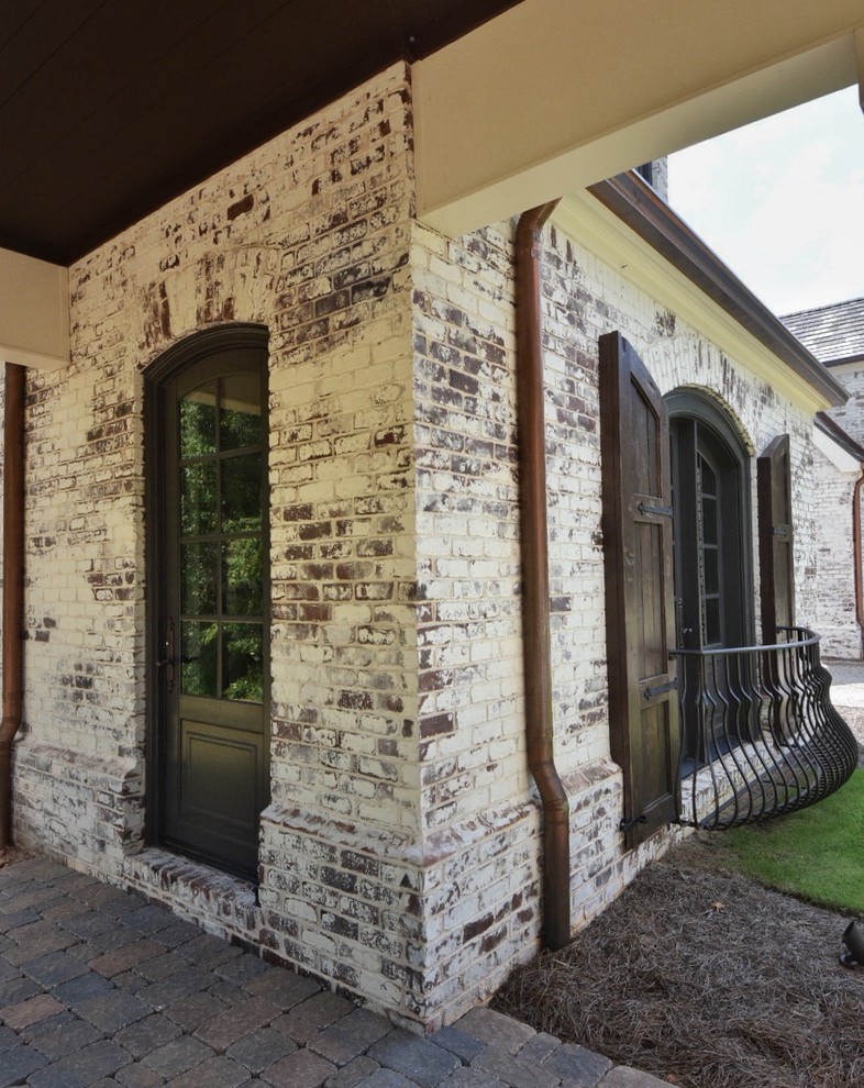 French Country Estate Lime Wash and Marmorino Plaster - Exterior ...