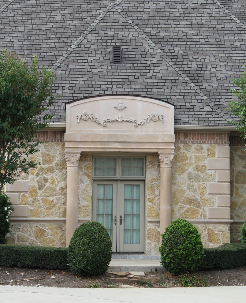 French Front Elevation Detail - Traditional - Exterior - Dallas - by ...