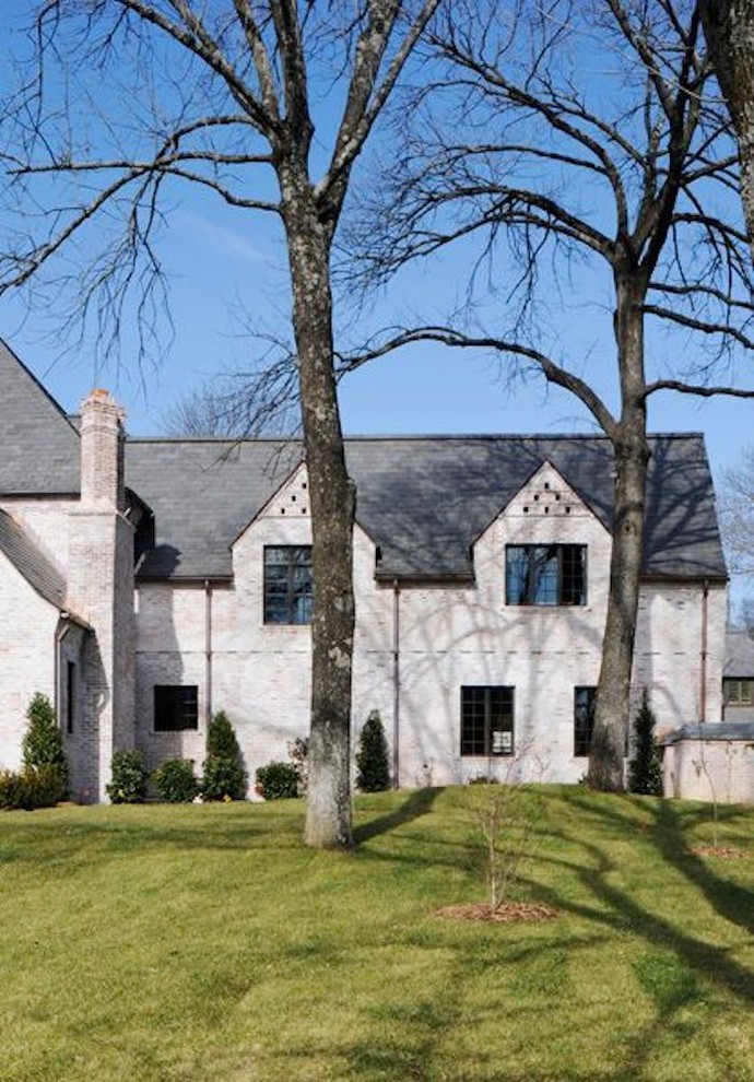 French Norman House - Modern - Exterior - Raleigh - by James S. Collins ...