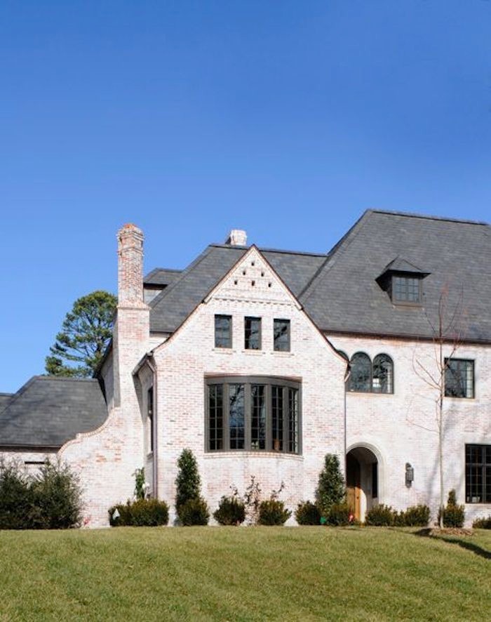 French Norman House - Modern - Exterior - Raleigh - by James S. Collins ...