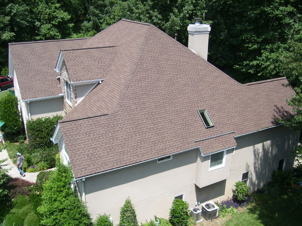 Freshly Installed Architectural Shingle Roof - Traditional - Exterior ...