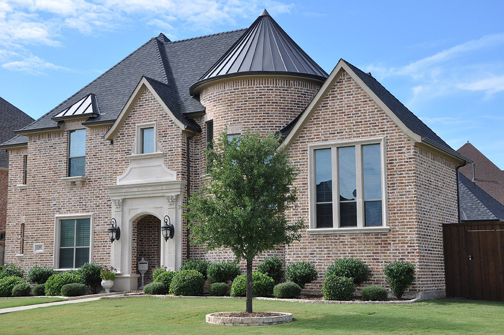 Frisco Composite Roof with Custom Metal Turrit - Traditional - Exterior ...