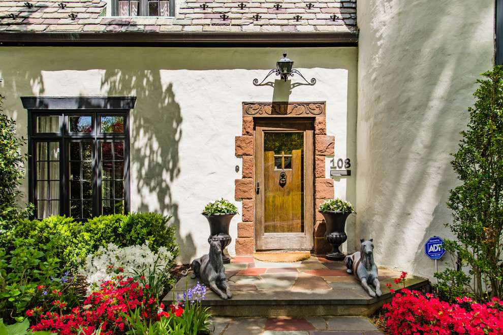 Front Door - French Normandy Tudor - Traditional - Exterior - New York ...