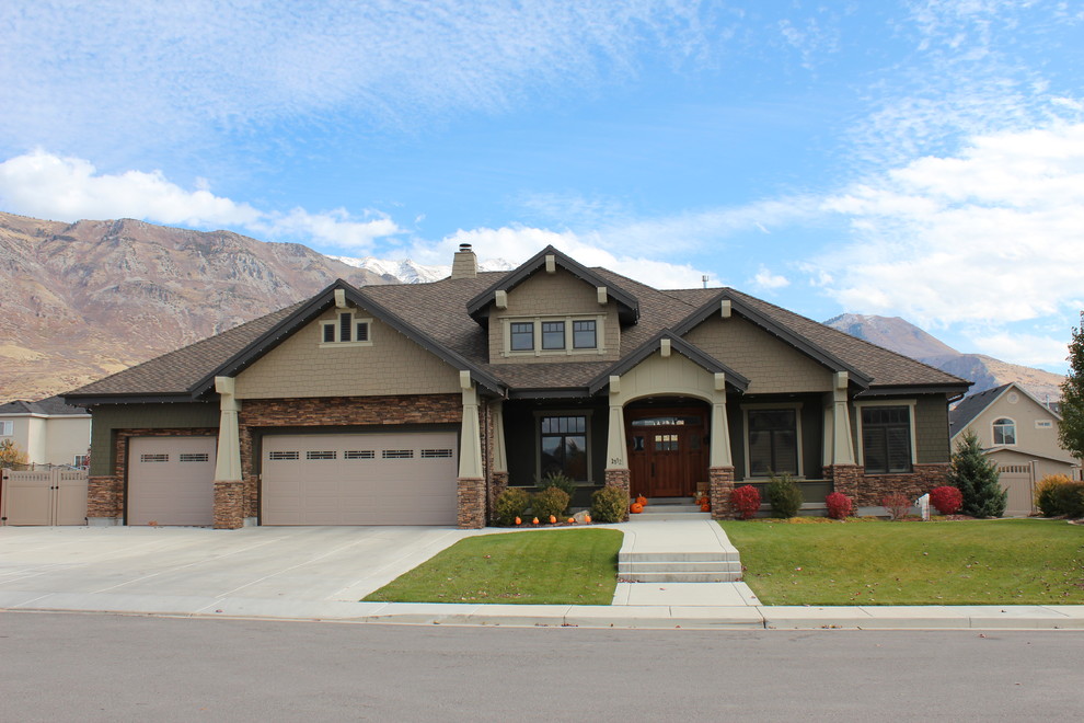 Front Elevation - Craftsman - Exterior - Salt Lake City - by Carrick ...
