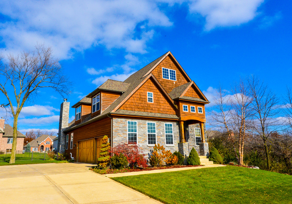Front Elevation - Craftsman - Exterior - Chicago - by Steiner Homes LTD ...