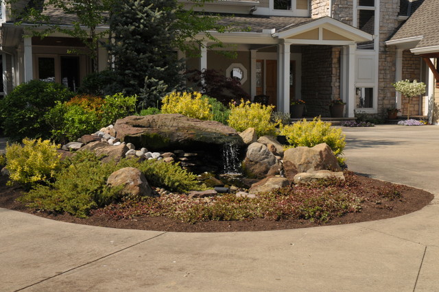 Front Entrance Landscape Design - House Exterior - Cleveland - by Green ...