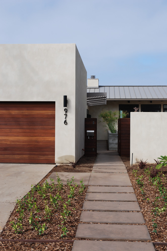 Front Entry approach - Modern - Exterior - San Diego - by Asquared ...