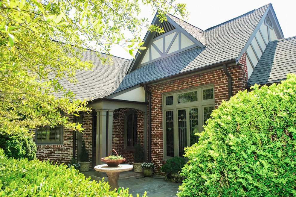 Front Entry Courtyard - Traditional - Exterior - Birmingham - by ...