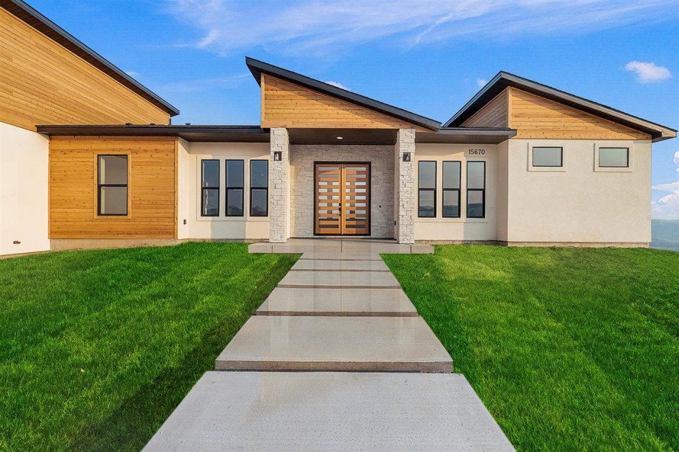 Front Exterior - Modern - House Exterior - Boise - by Acadia Building ...