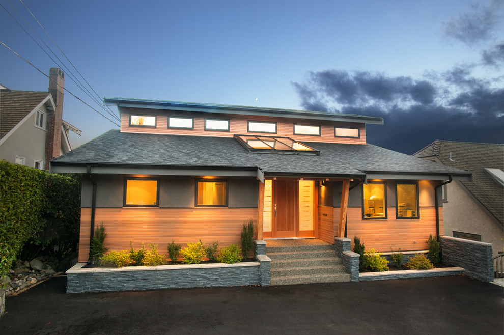 Front Exterior Of Home - Contemporary - Exterior - Vancouver - by My ...